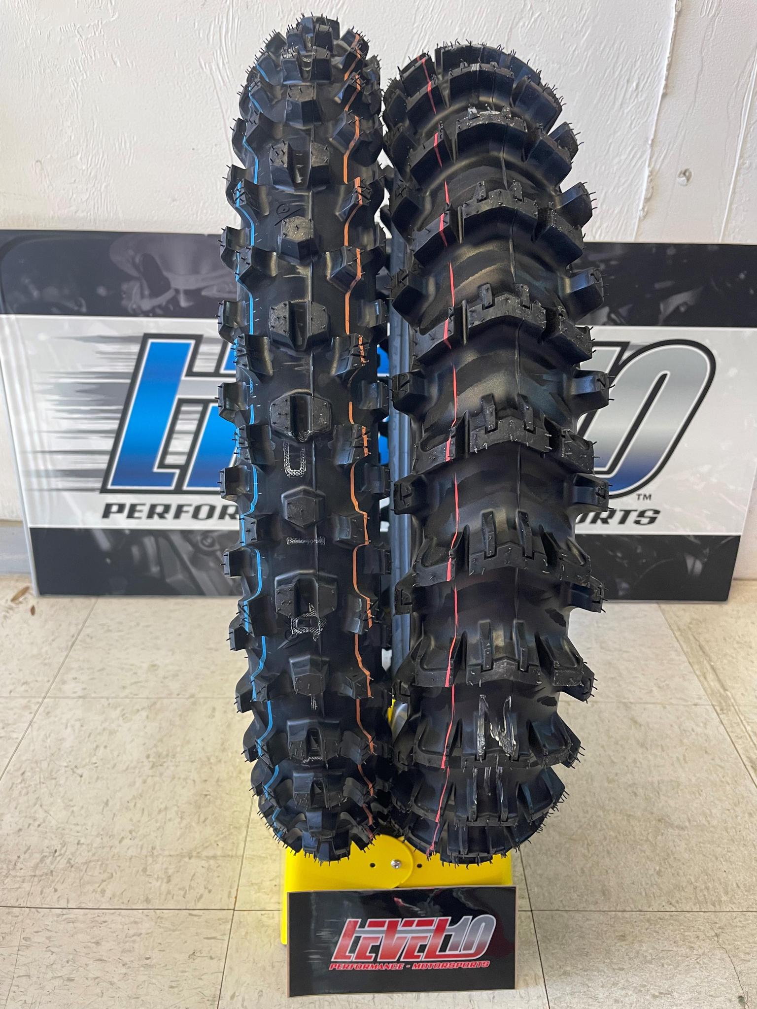 DUNLOP GEOMAX MX14 120/80-19 63M REAR + MX34 80/100-21 51M FRONT ( SET ...
