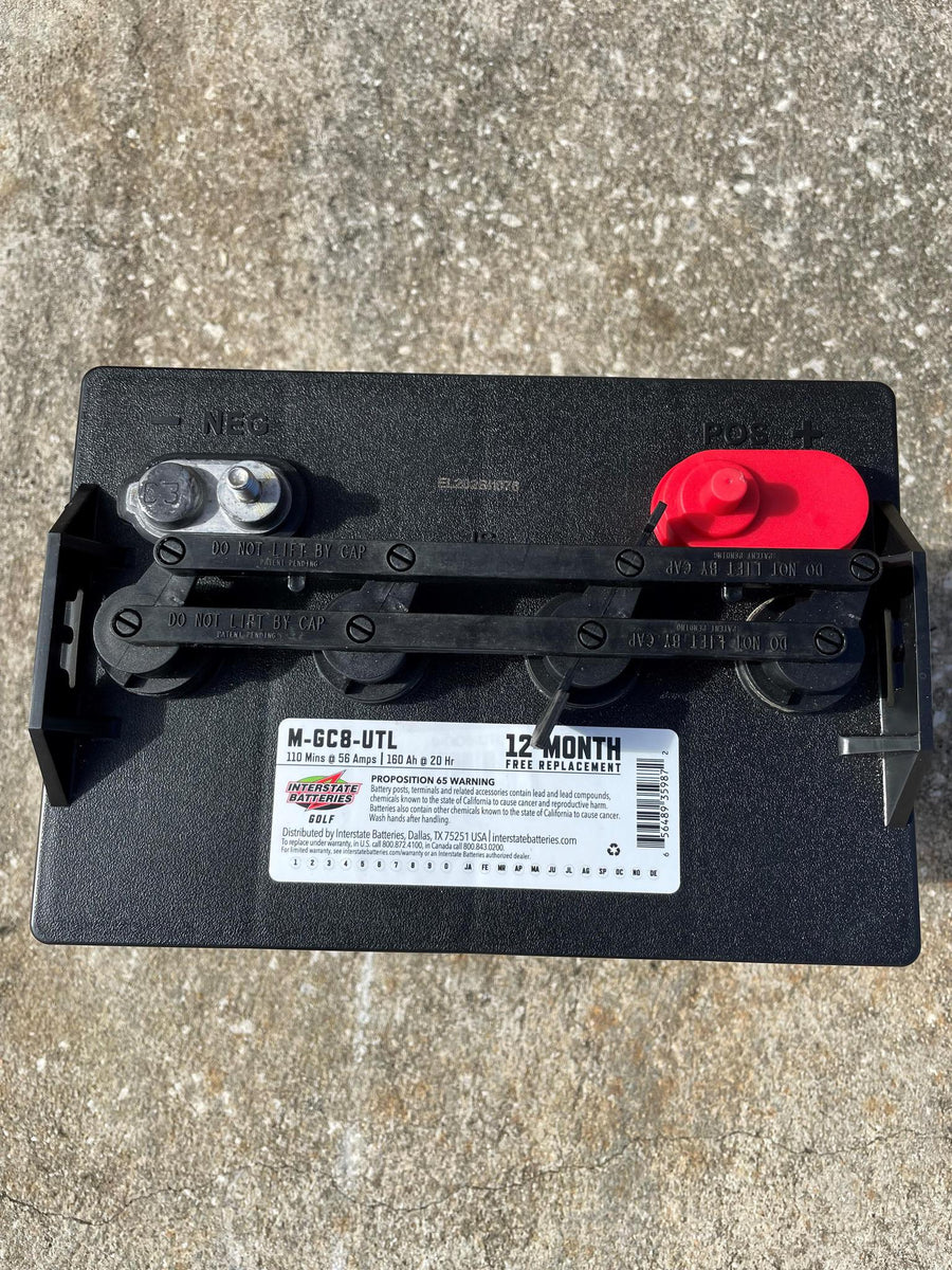 INTERSTATE BATTERY GOLF CART 8 VOLT M-GC8-UTL – LEVEL 10 PERFORMANCE ...